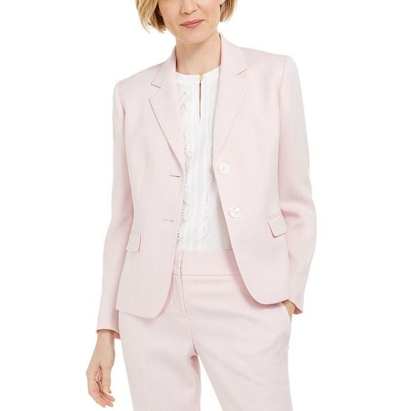 Kasper | Jackets & Coats | Kasper Womens Herringbone Two Button Blazer ...
